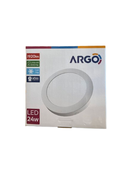 PANEL LED ADO CIRC 24W 1920LM 6400K 225mm TECH2 - ARGO | Almacen Industrial